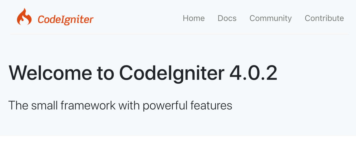 CodeIgniter4でHelloWorld | コウサコウロ